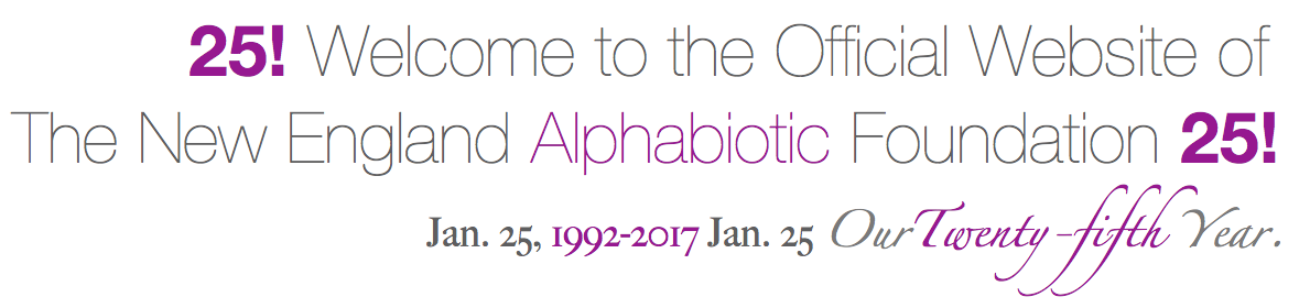 Developmental Alphabiotics. Dr. Neal Robert Smookler